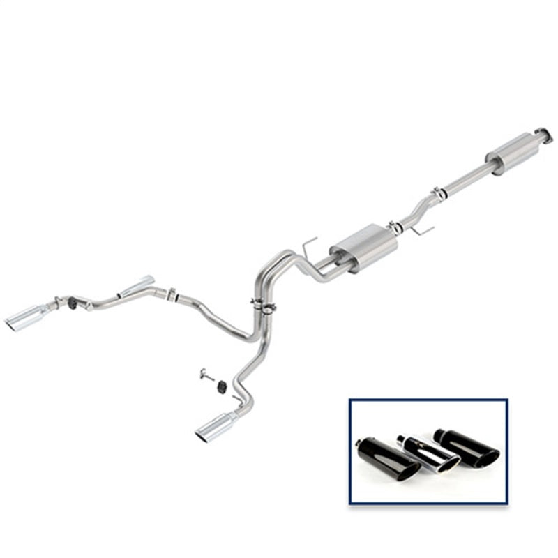 Ford Racing 15-18 F-150 5.0L Cat-Back Sport Exhaust System - Rear Exit ...