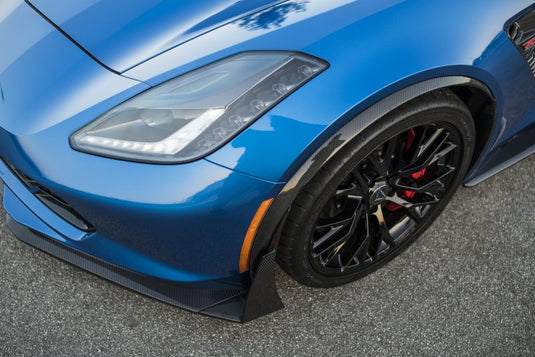 Anderson Composites 14+ Chevrolet Corvette C7 Z06 Front Bumper Canards ...